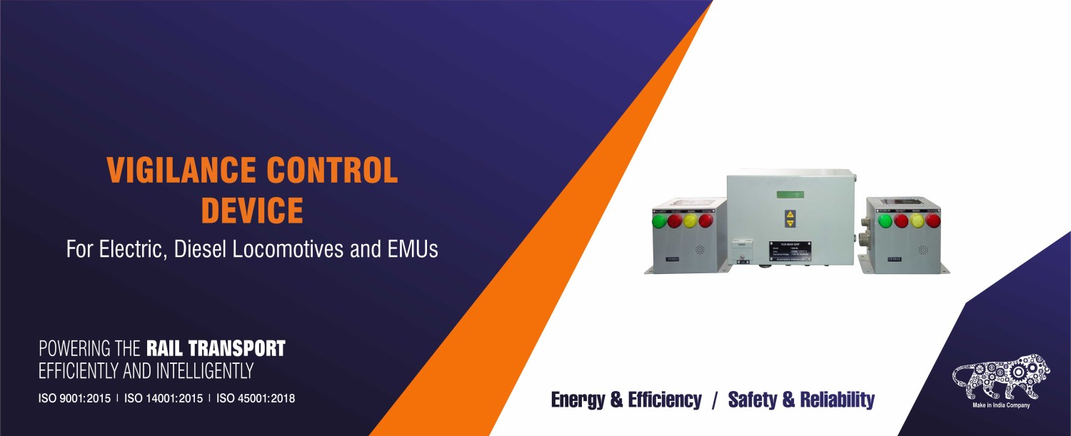 Vigilance Control Device for Diesel Electric/Electric Locomotives